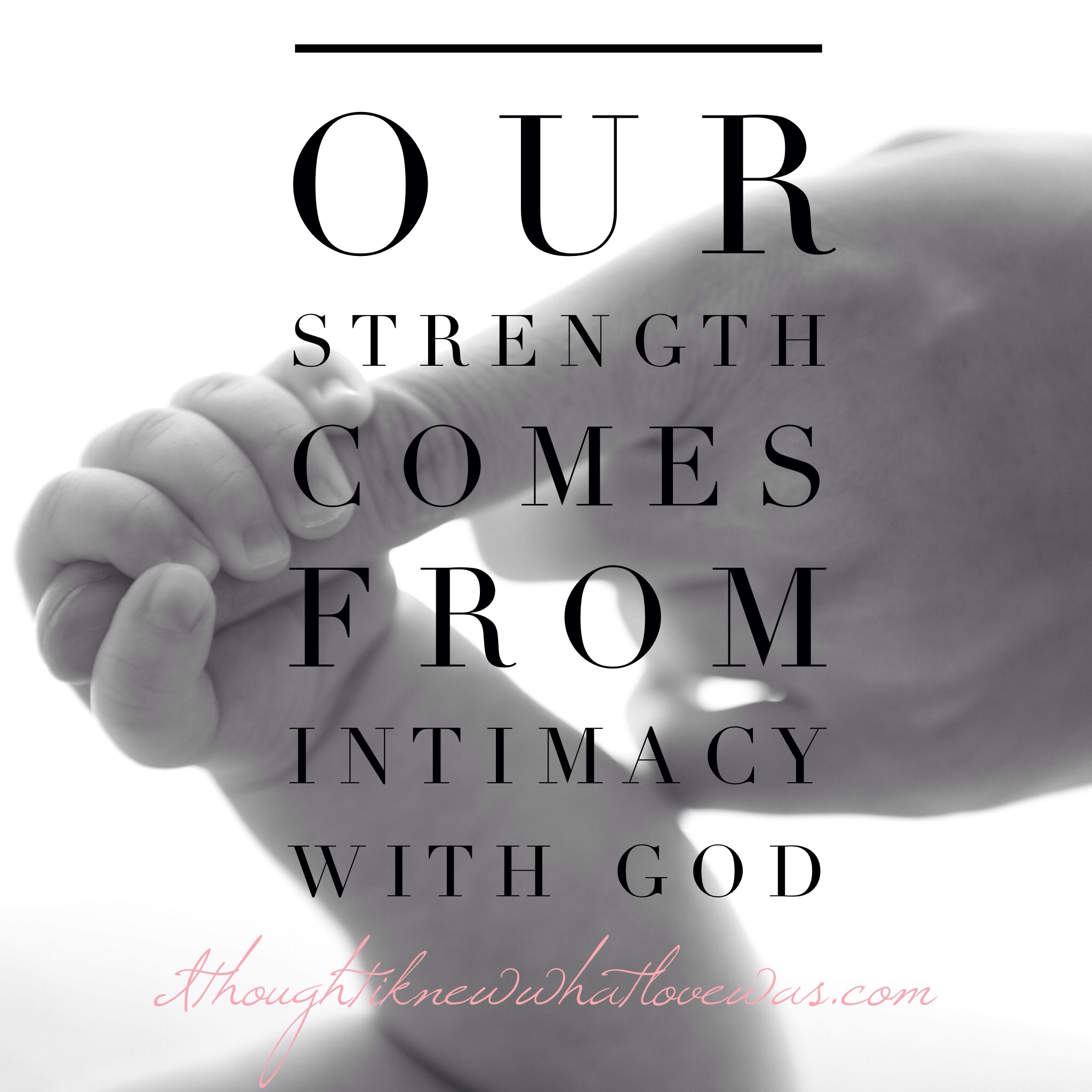 Finding Strength Through Intimacy – Simple Faith